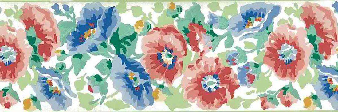 Laura Ashley Vintage Floral Border Cottage PH9C41B FREE Ship